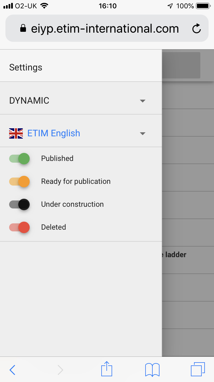 ETIM on the go. Introducing the new mobile-friendly E : Etim
